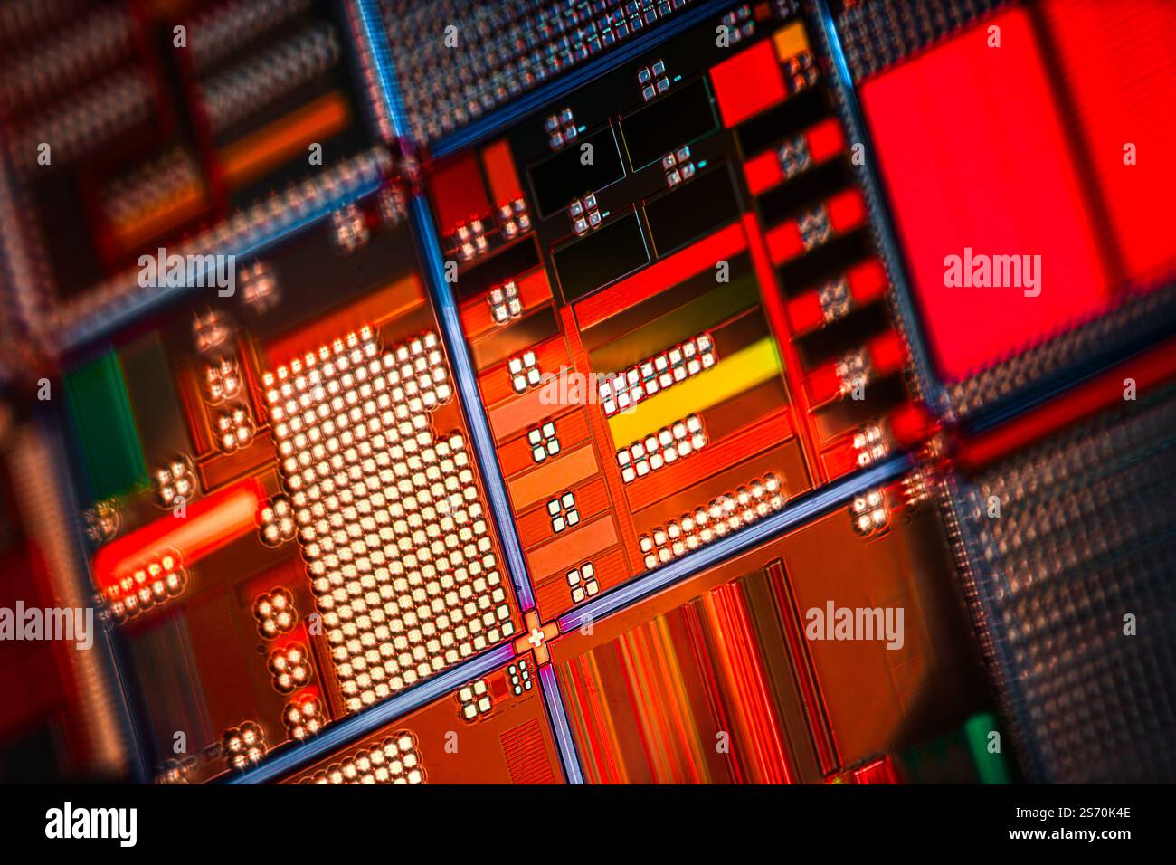 Silicon semiconductor wafer close-up. In electronics, a wafer also ...
