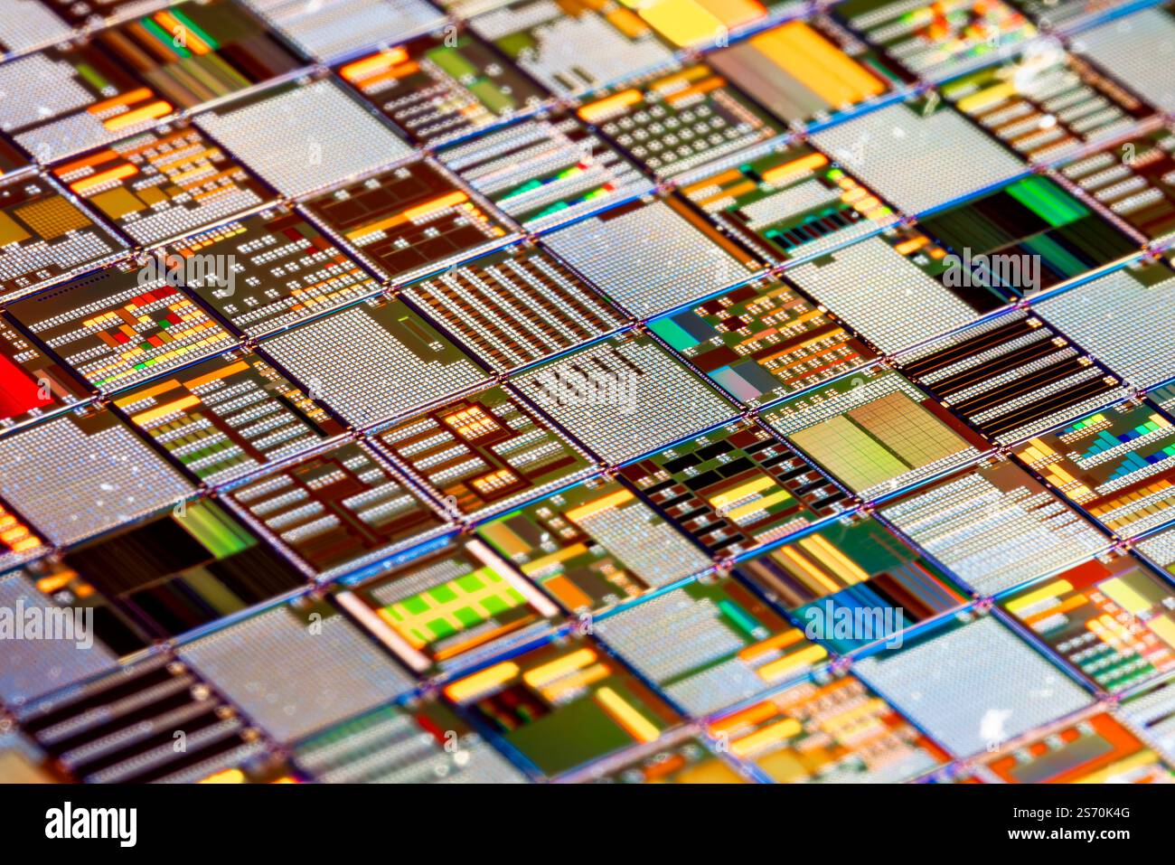 Silicon semiconductor wafer close-up. In electronics, a wafer also ...