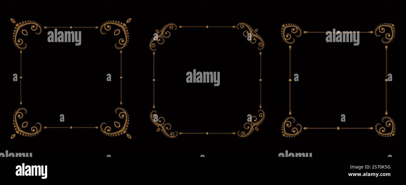 Antique vintage floral frames hi-res stock photography and images - Alamy