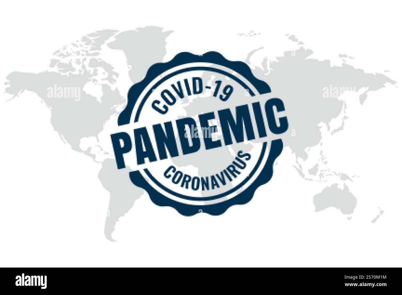Covid-19 global outbreak pandemic background with world map Stock ...