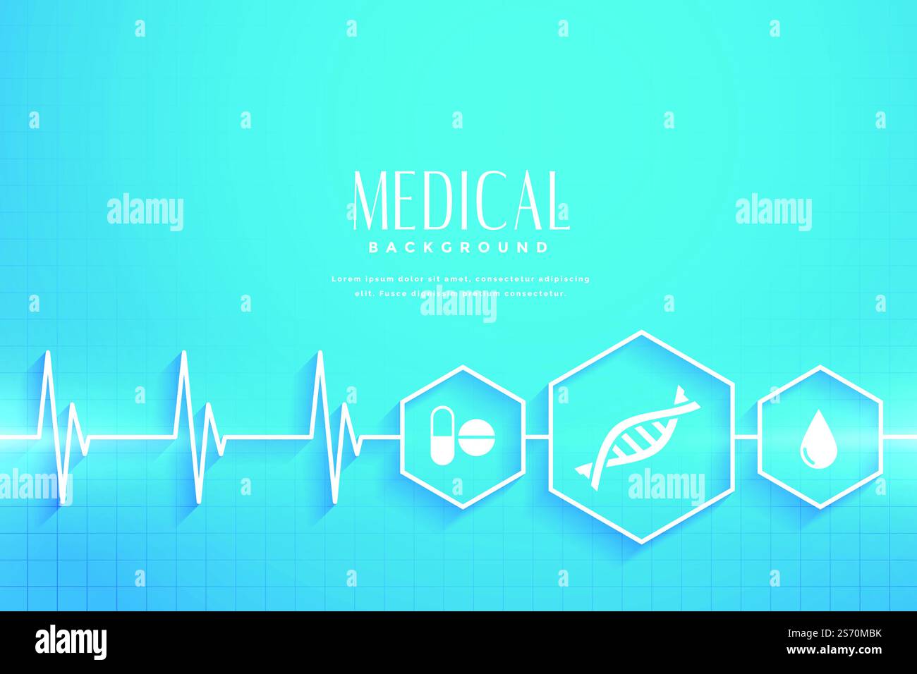 blue healthcare and medical concept background design Stock Vector ...