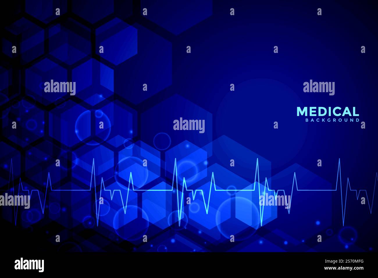 medical and healthcare blue background design Stock Vector Image & Art ...