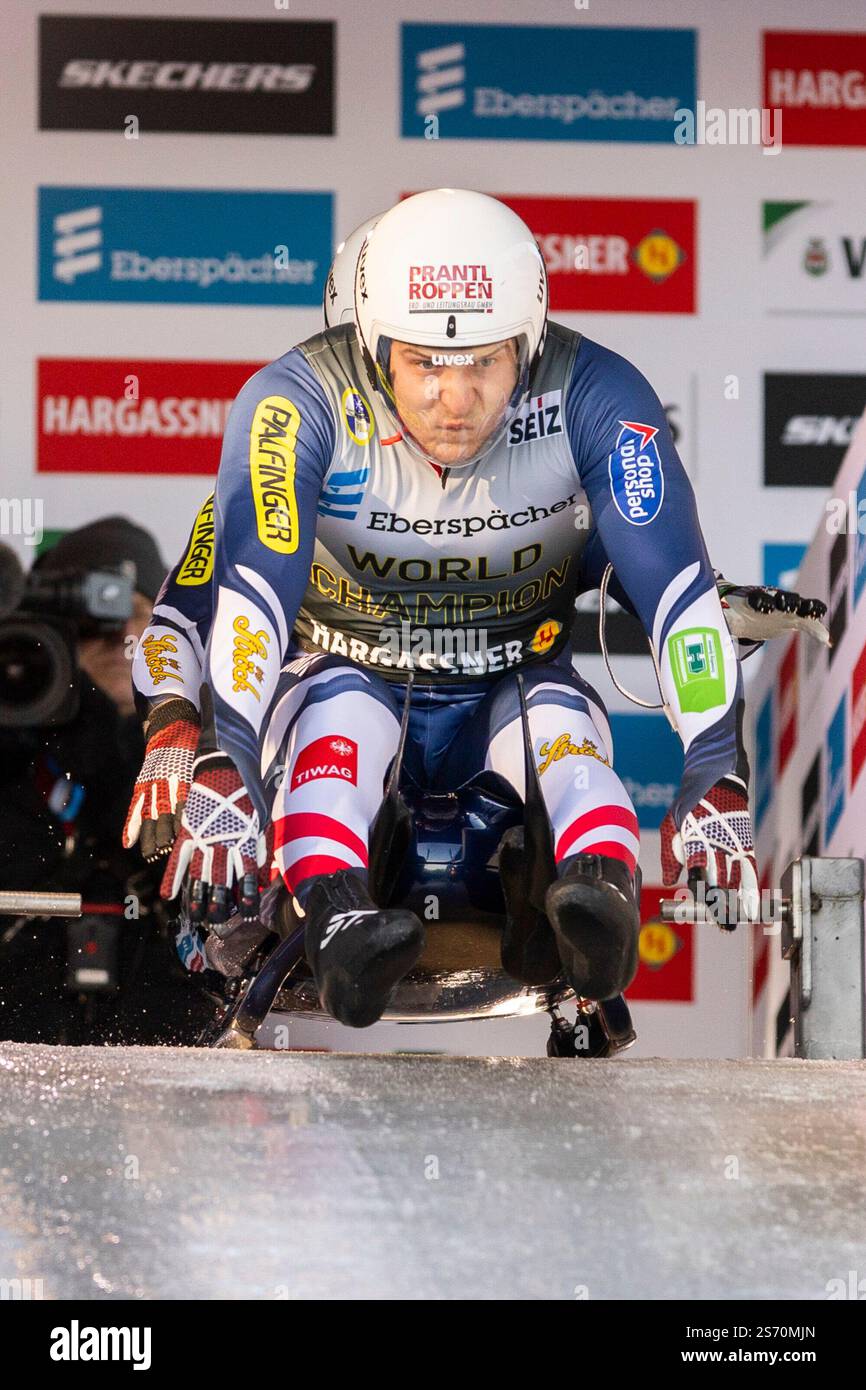 Winterberg, Deutschland. 18th Jan, 2025. Juri Thomas Gatt, Riccardo ...