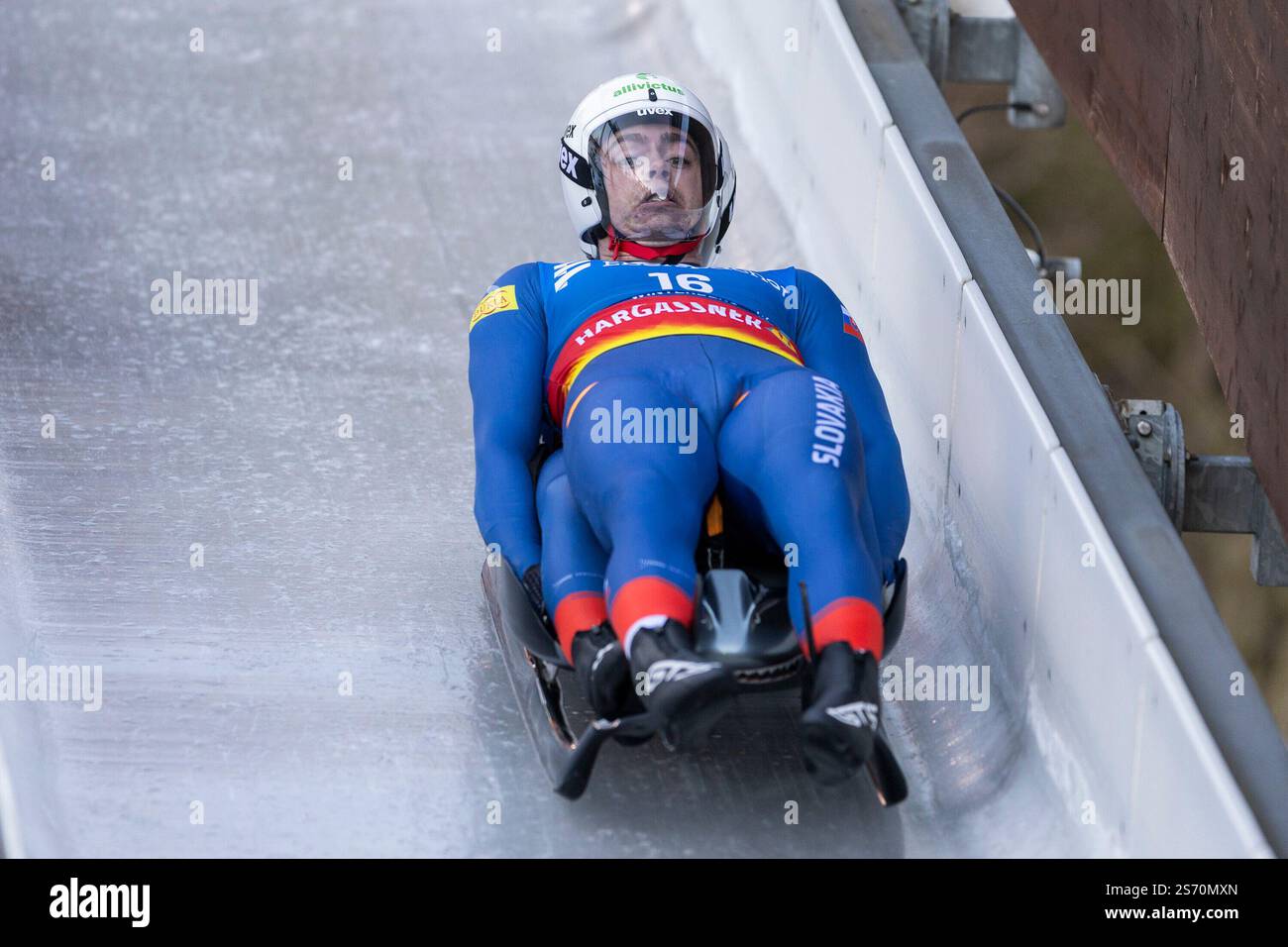 Winterberg, Deutschland. 18th Jan, 2025. Christian Bosman, Bruno Mick ...