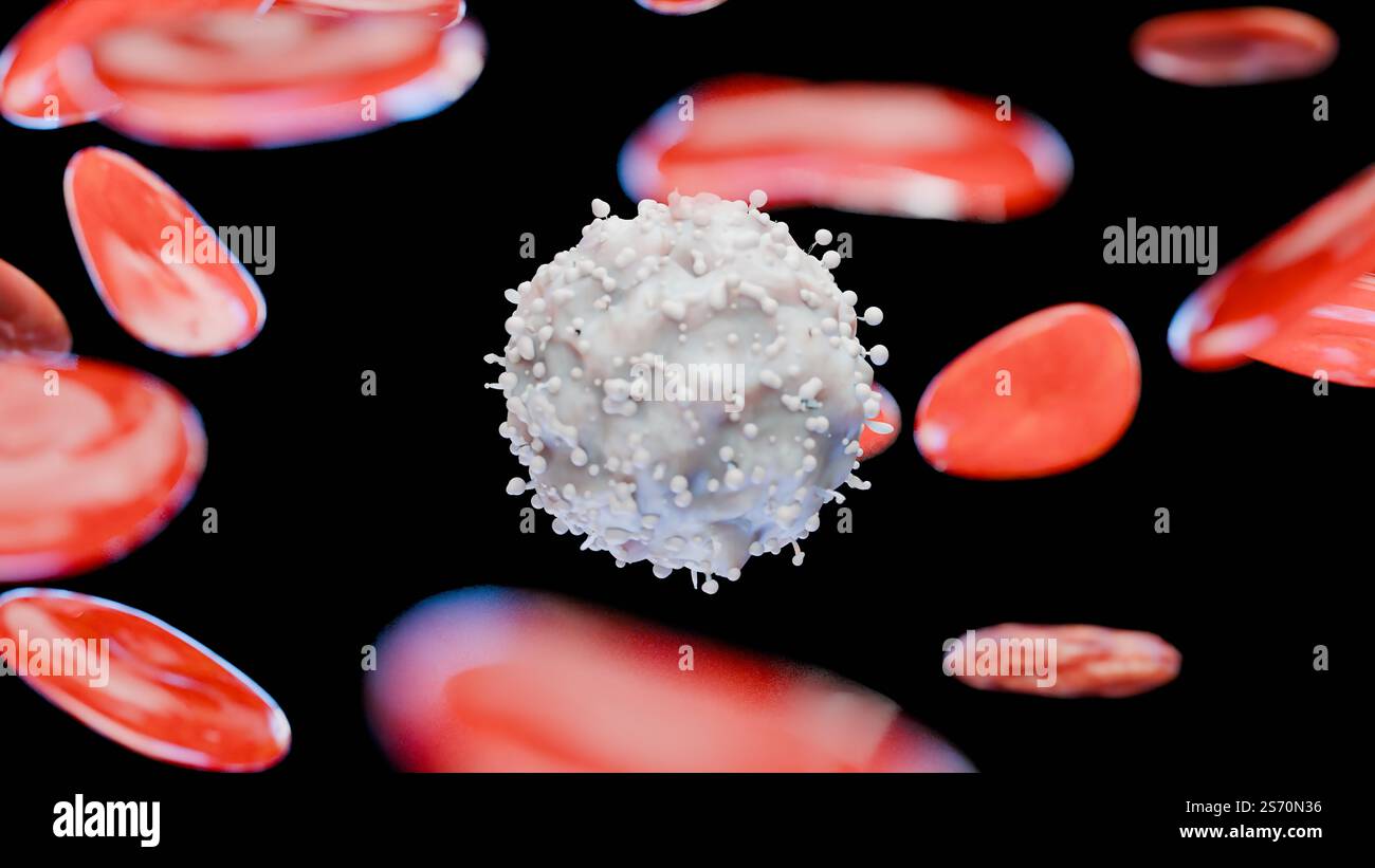 Neutrophiles type Leukocyte cell, phagocytosis, white blood cells in ...