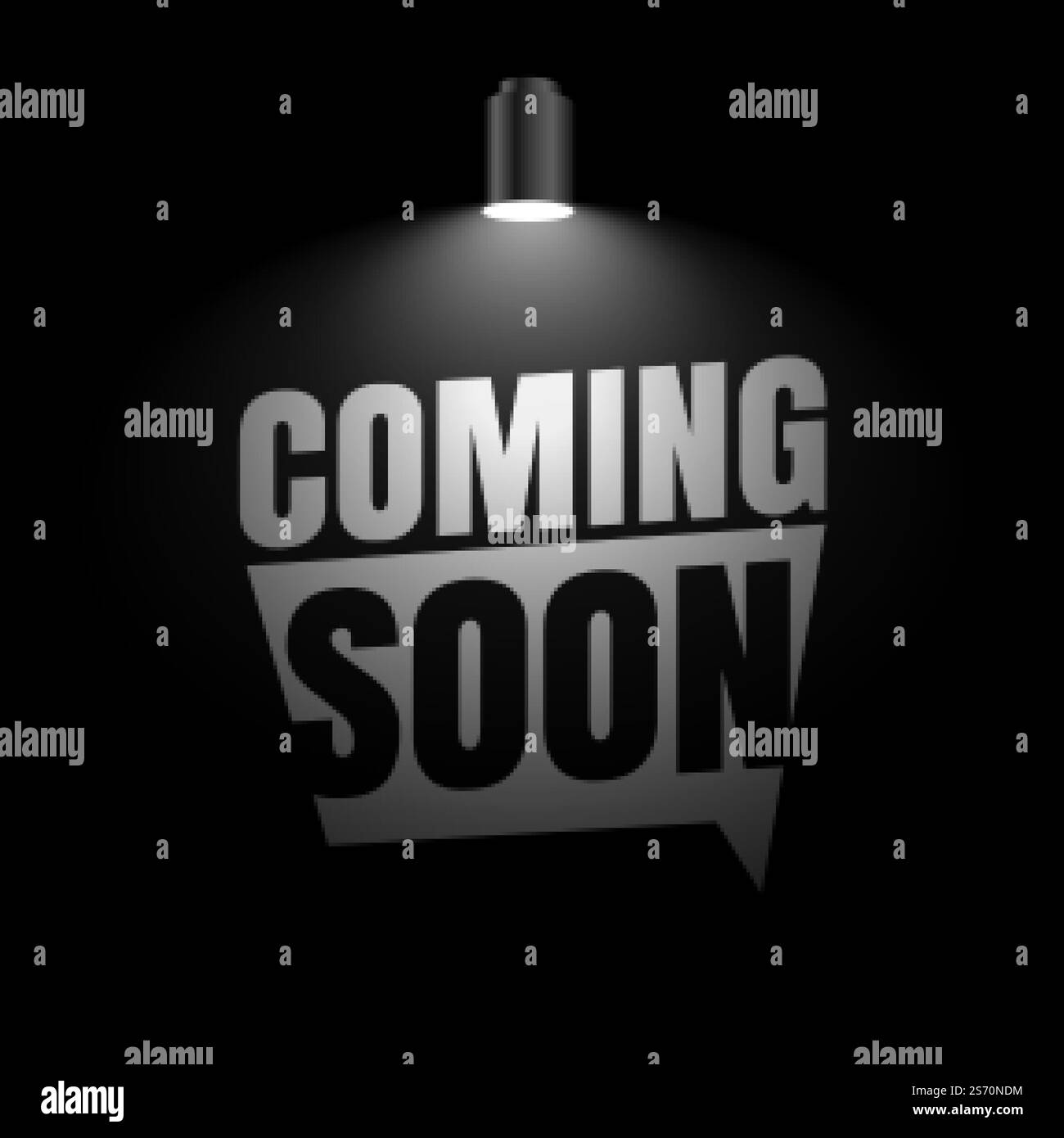 coming soon background with focus light effect design Stock Vector Image & Art - Alamy