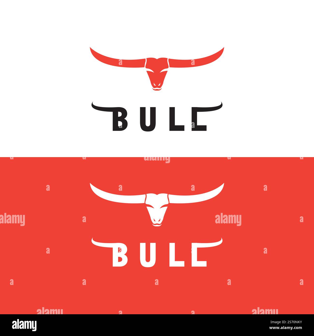 Bull logo and symbols vector template icons app Stock Vector Image ...