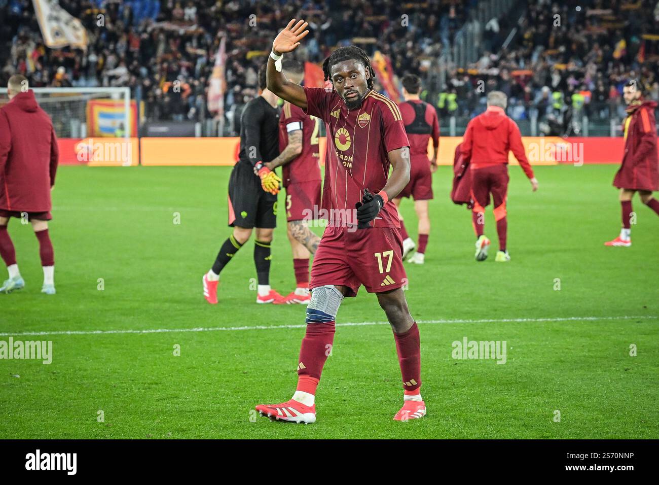 Rome, Italie. 17th Jan, 2025. Manu KONE of AS Roma during the Italian ...