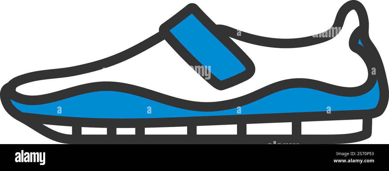 Moccasin Icon. Editable Bold Outline With Color Fill Design. Vector ...