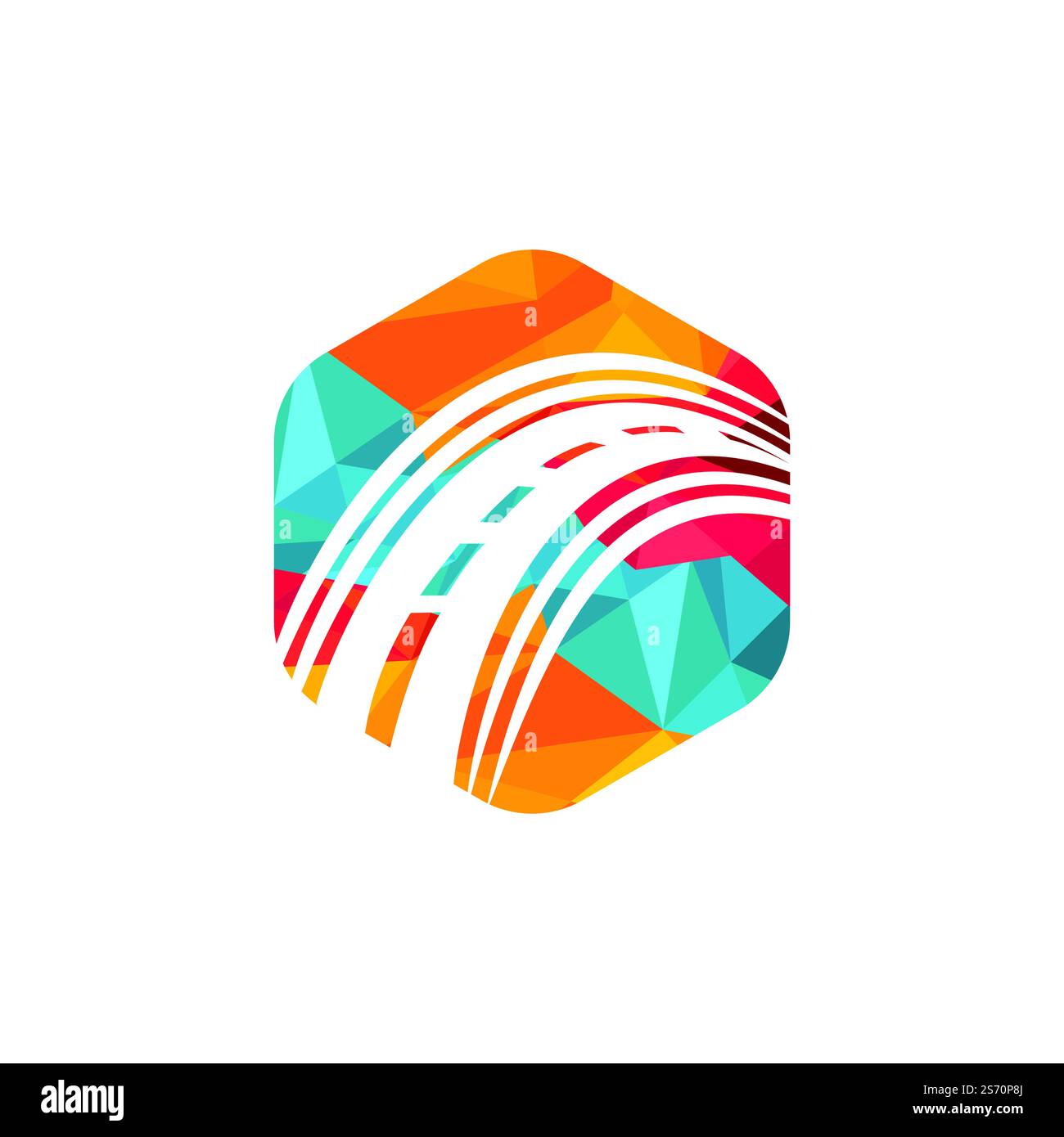 Creative road journey logo design. Road logo vector design template ...