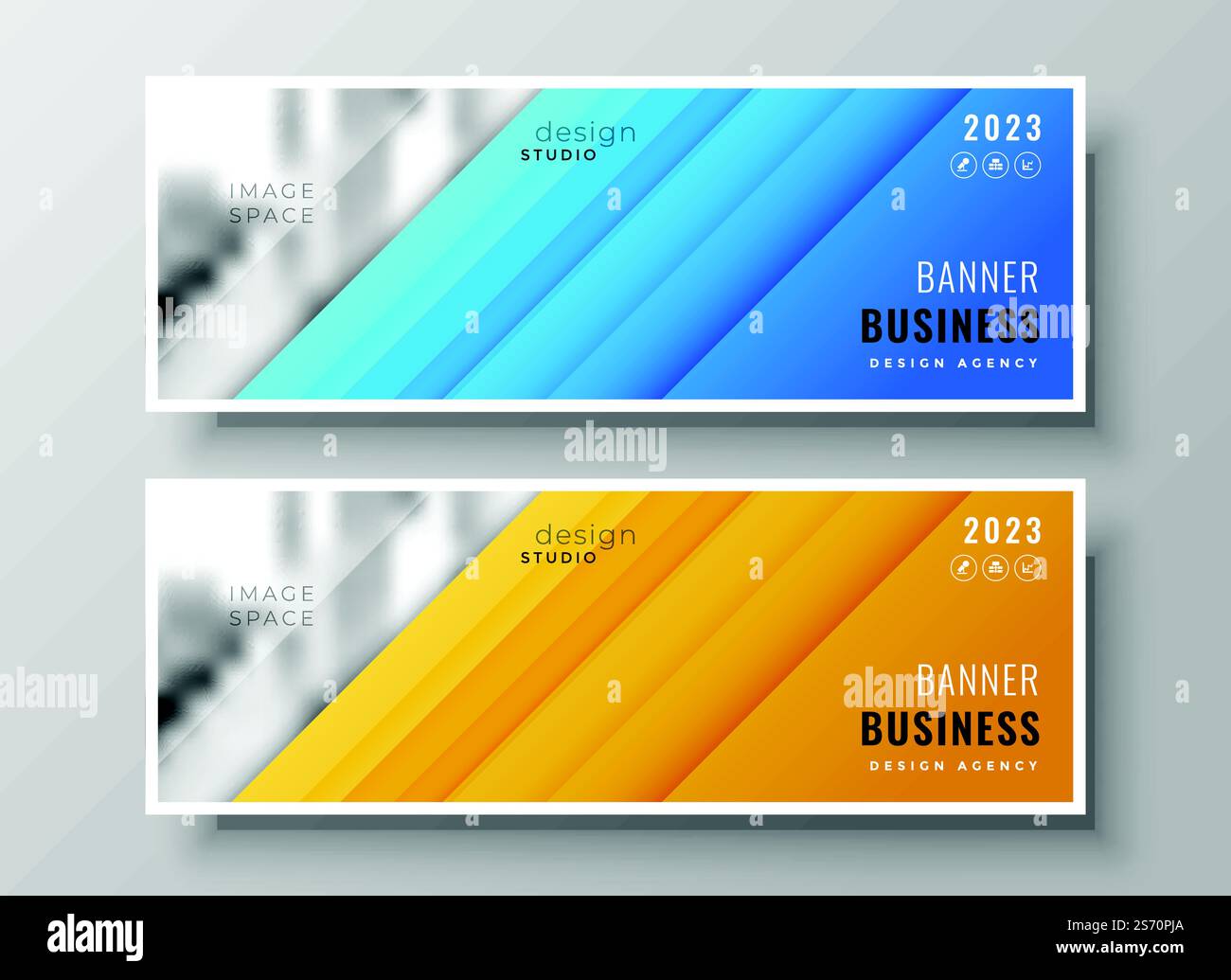 modern wide business banners set of two Stock Vector Image & Art - Alamy