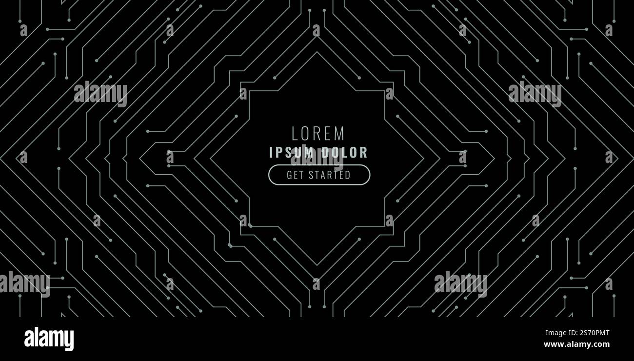 Circuit lines diagram on hi-res stock photography and images - Alamy