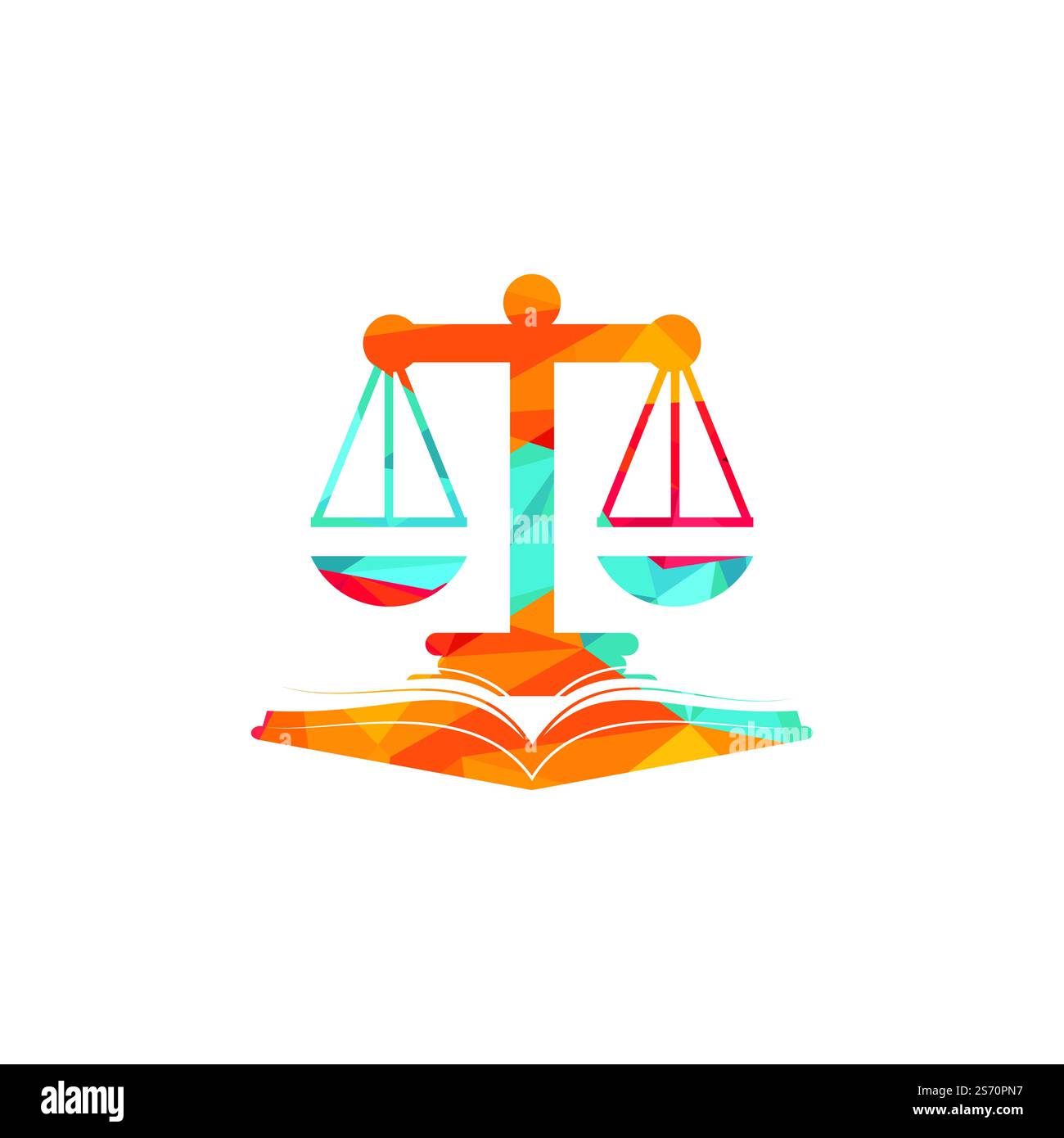 Law education logo design. Vector Libra and open book logo combination ...