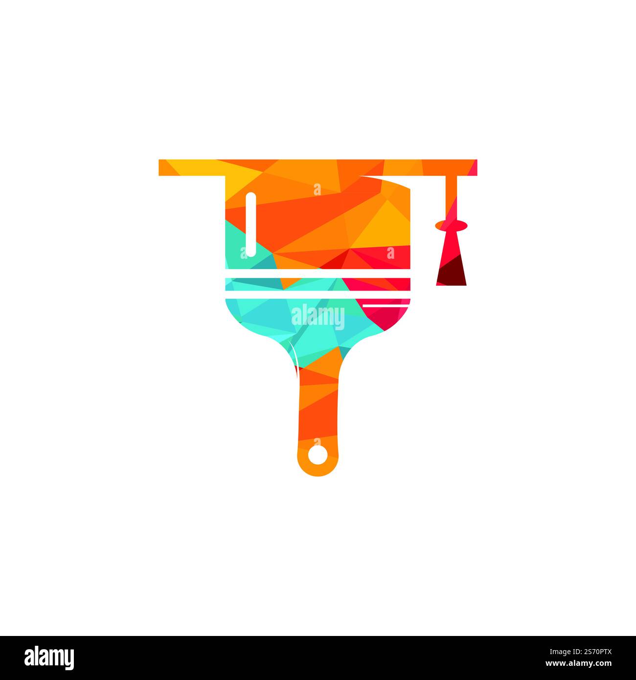 School paint vector logo design Stock Vector Image & Art - Alamy