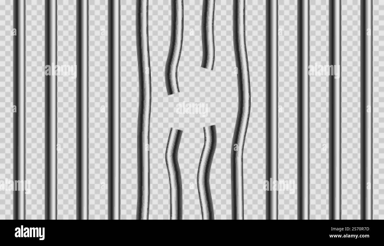 Broken bars Black and White Stock Photos & Images - Alamy