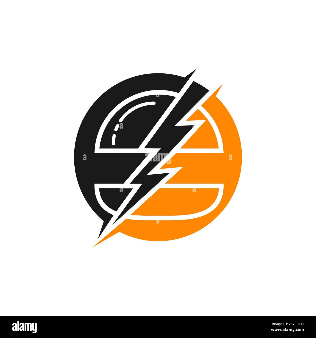 Flash burger vector logo design. Burger and thunderstorm icon logo ...