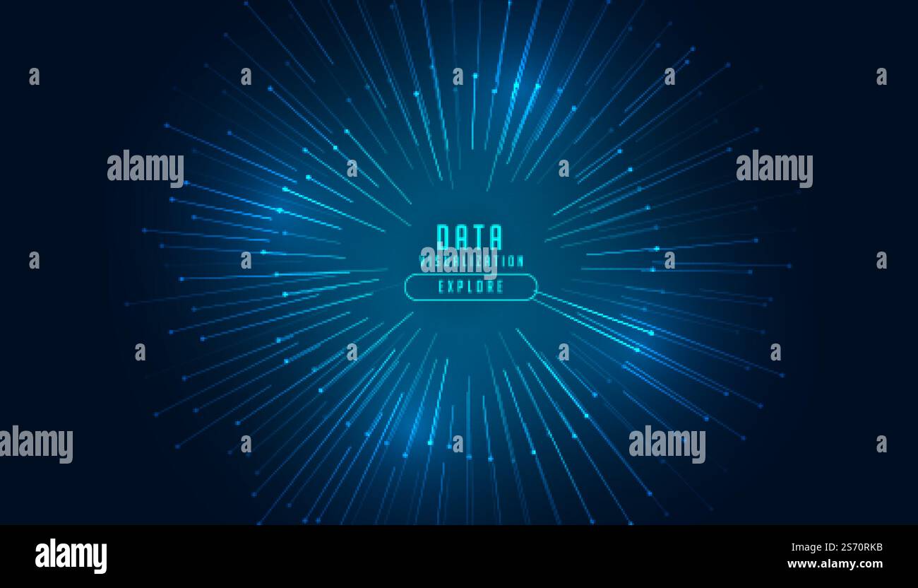 data visualization concept technology background design Stock Vector ...