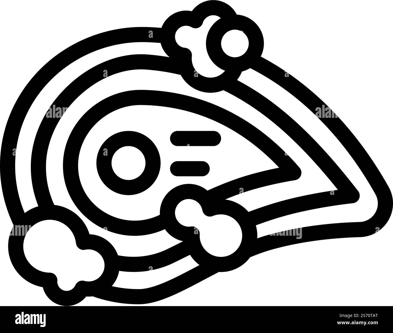 aleppo soap line icon vector. aleppo soap sign. isolated contour symbol ...