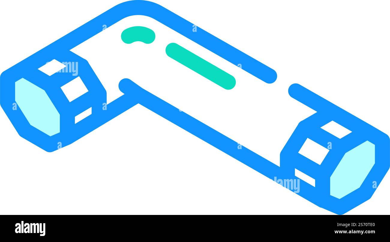 square key assembly furniture color icon vector. square key assembly ...