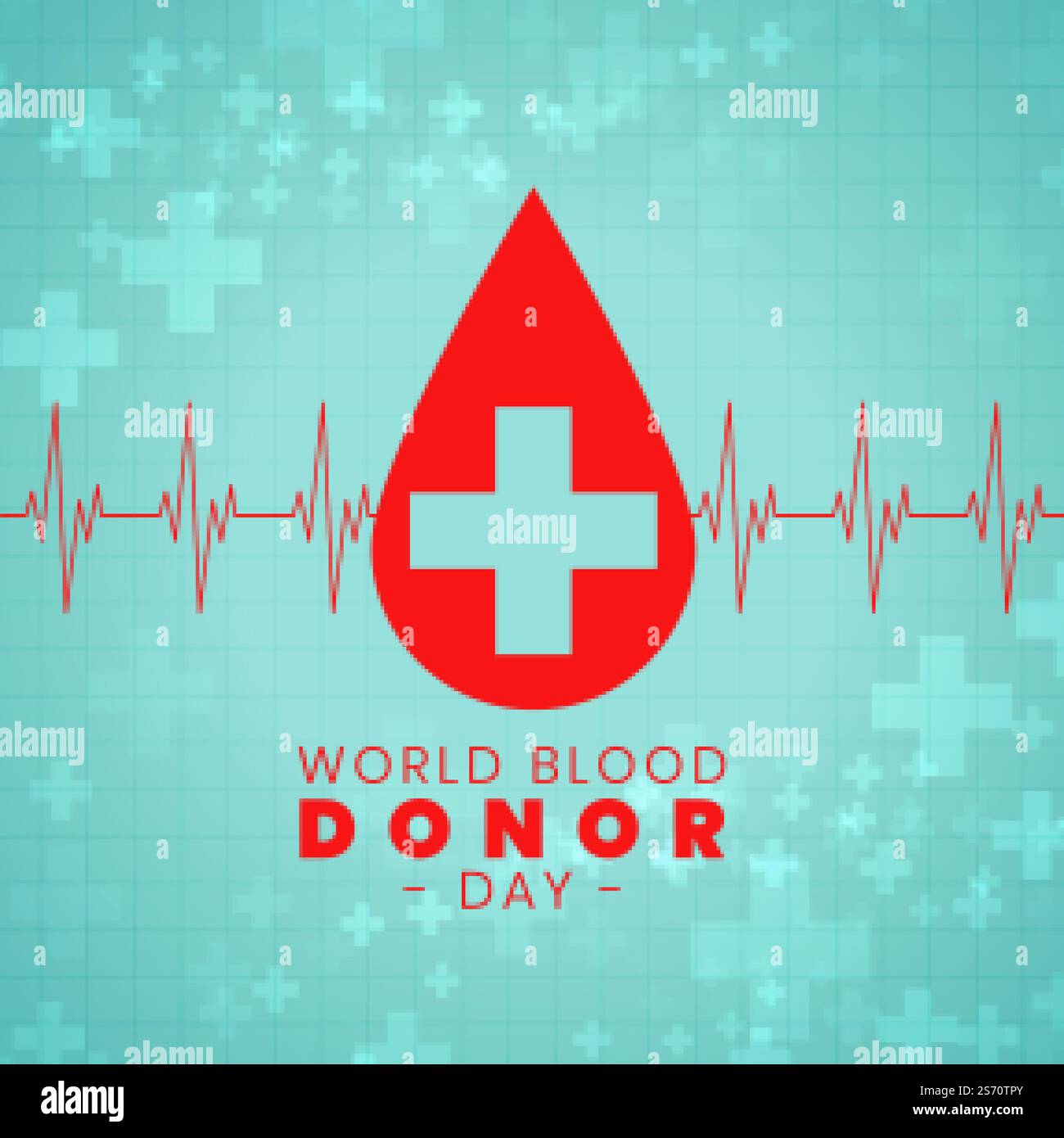 Donate blood event Stock Vector Images - Alamy