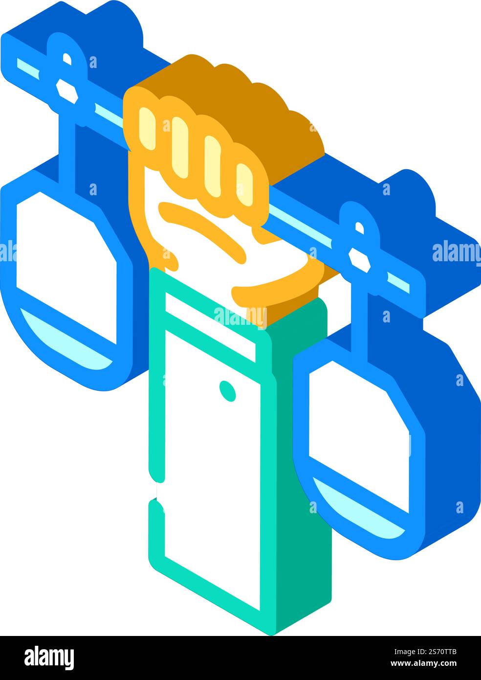 principle business ethics isometric icon vector. principle business ...