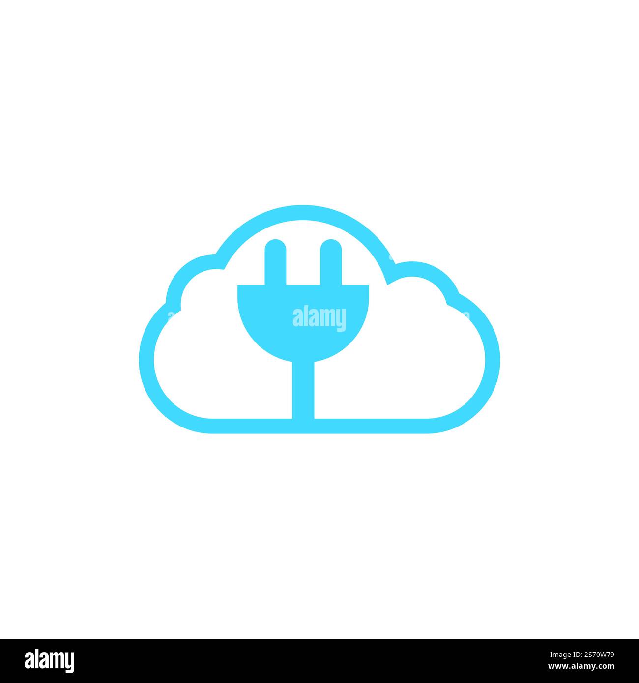 Electric power plug and cloud vector logo design. Power logo design ... Electric power plug and cloud vector logo design. Power logo design ...