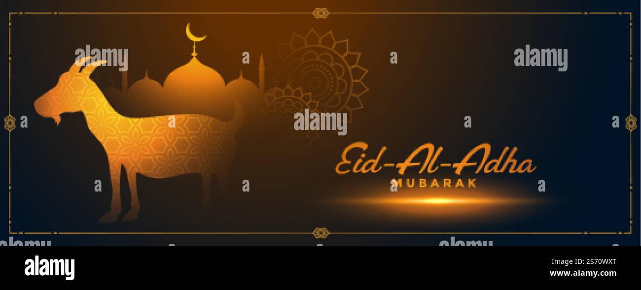 eid al adha bakrid festival banner design Stock Vector Image & Art - Alamy