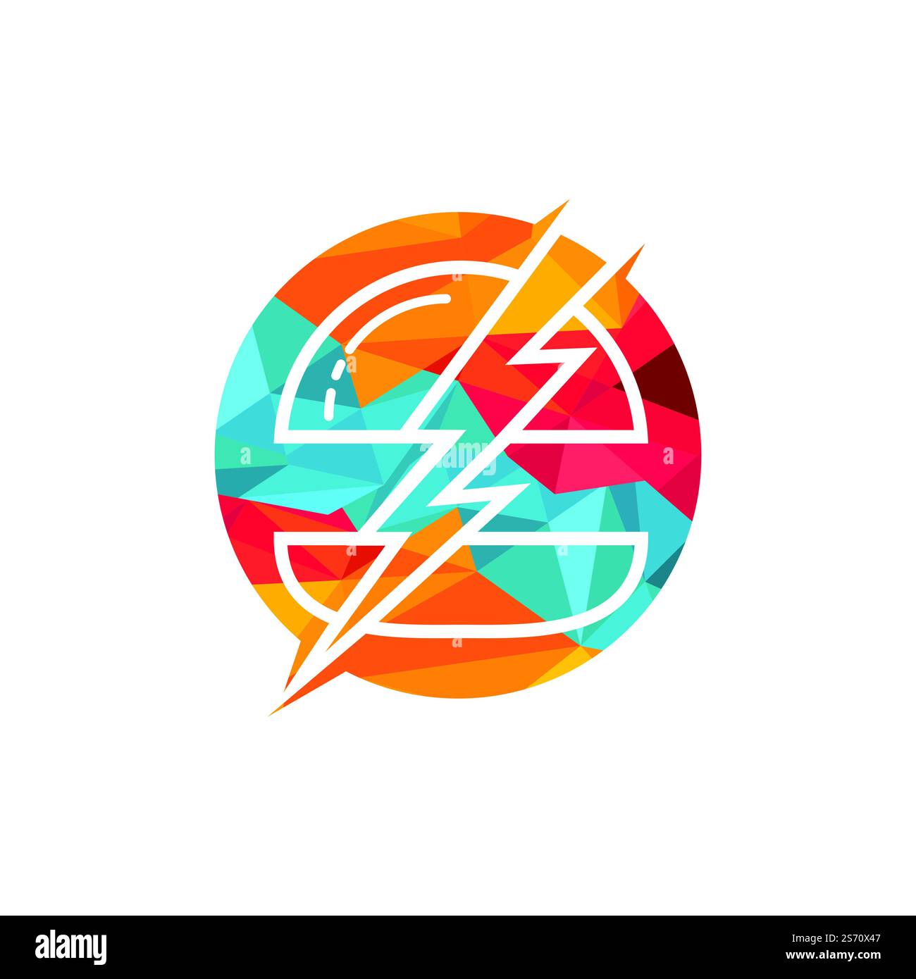 Flash burger vector logo design. Burger and thunderstorm icon logo ...