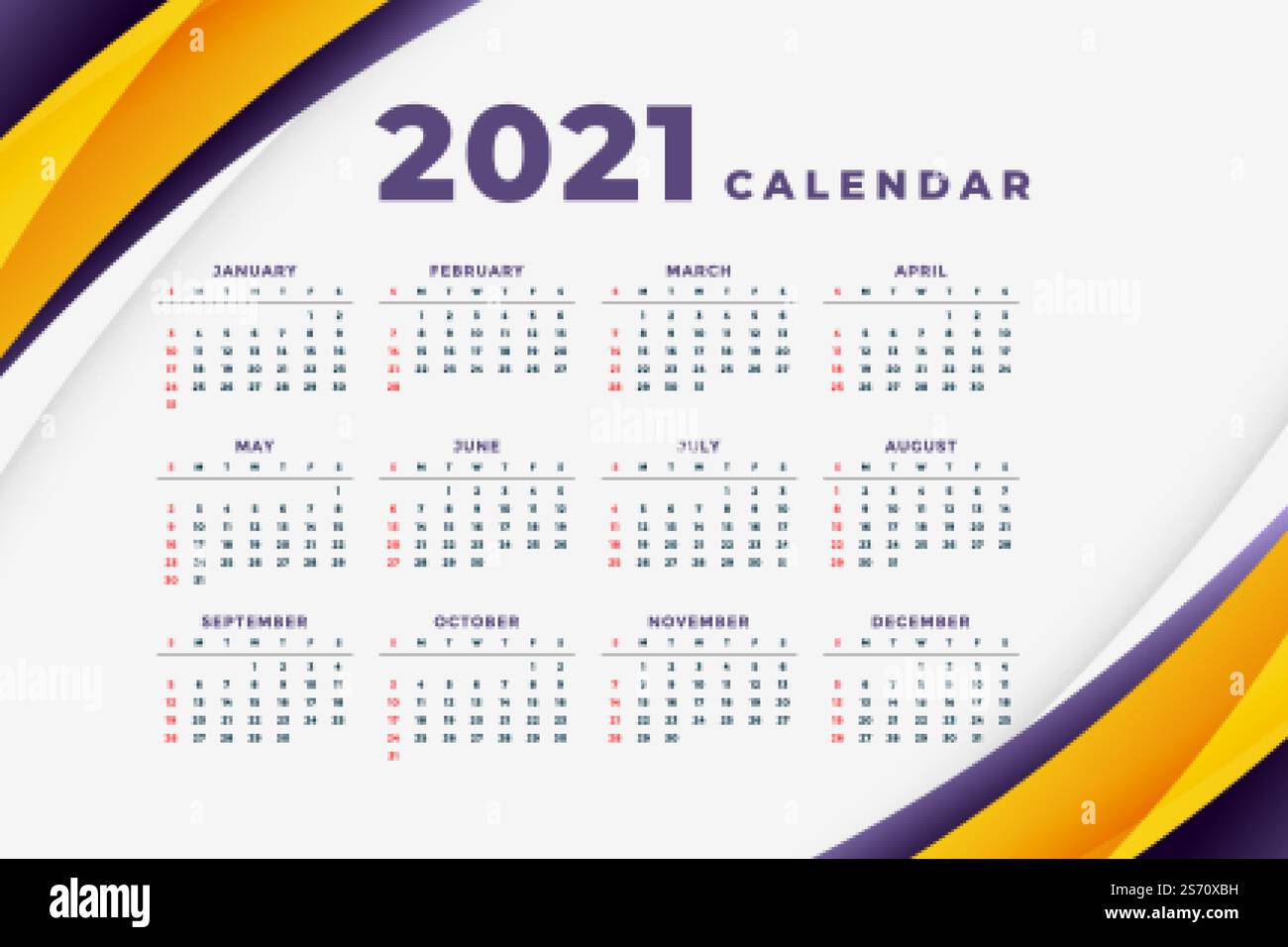 2021 october calendar abstract hi-res stock photography and images - Alamy