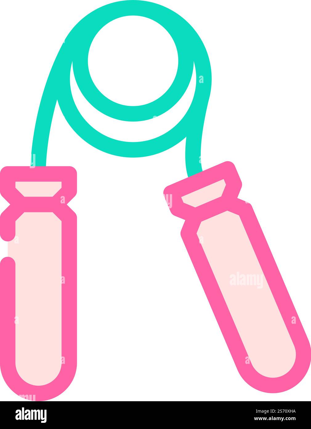 jumping rope kid leisure color icon vector. jumping rope kid leisure ...