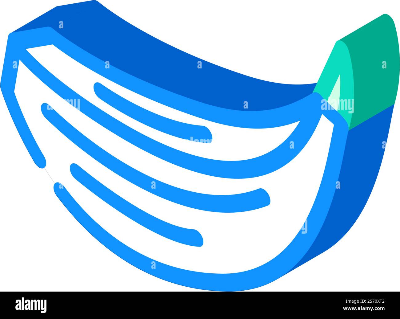 garlic clove isometric icon vector. garlic clove sign. isolated symbol ...
