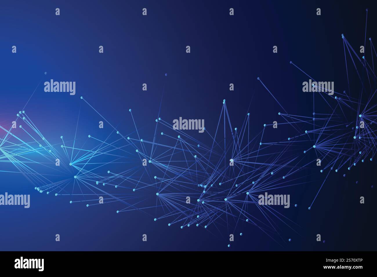 abstract technology background with connecting lines chaos Stock Vector ...