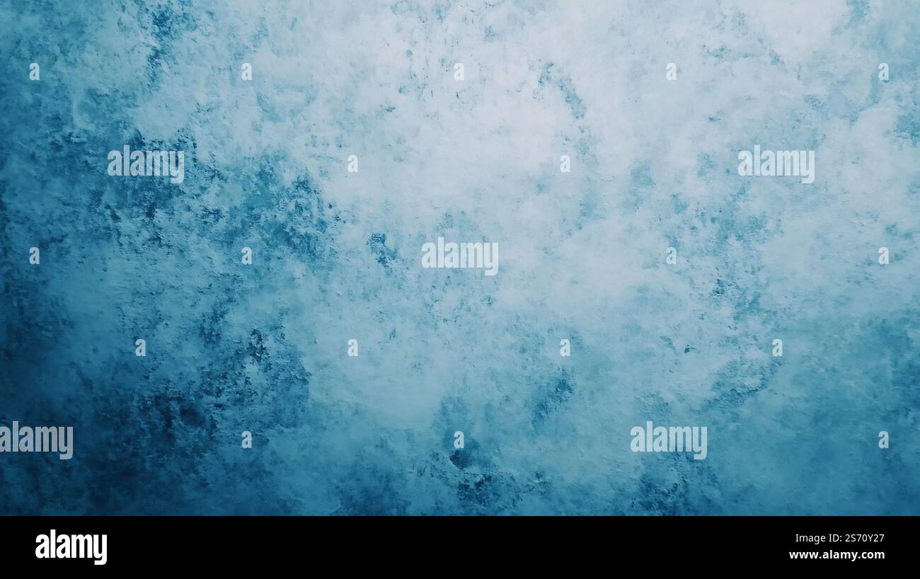 Frosty Window with Intricate Ice Crystal Patterns in Blurred Winter ...