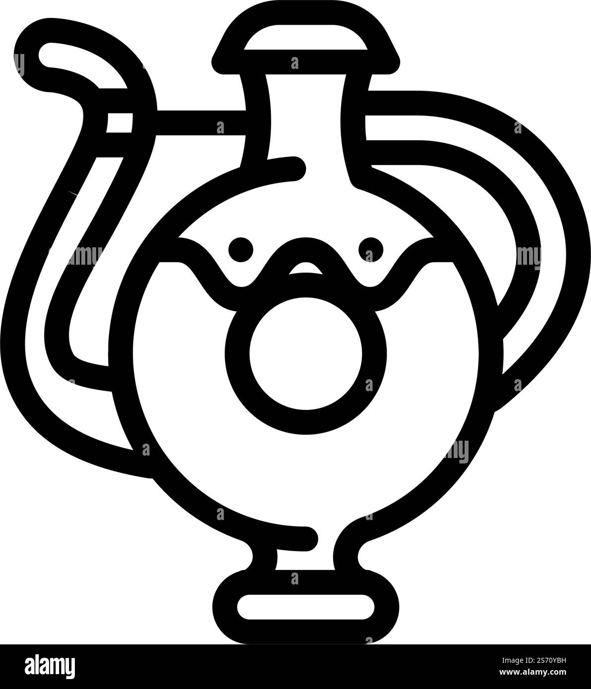 Jug clay crockery line Black and White Stock Photos & Images - Alamy