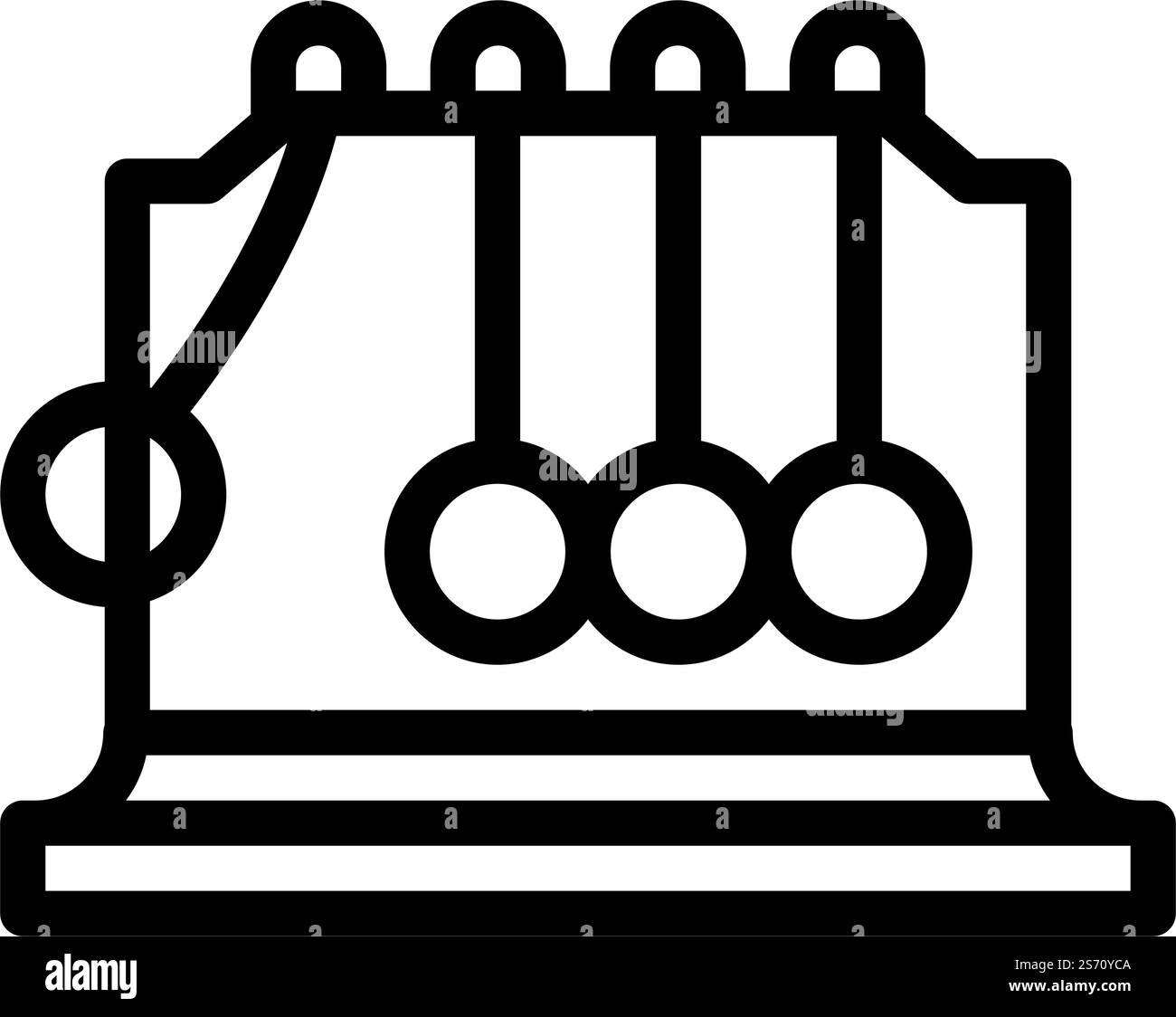 impact business ethics line icon vector. impact business ethics sign ...