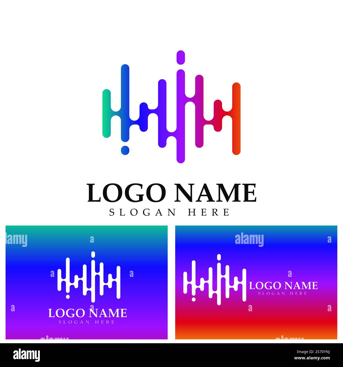 equalizer logo and symbol design Stock Vector Image & Art - Alamy