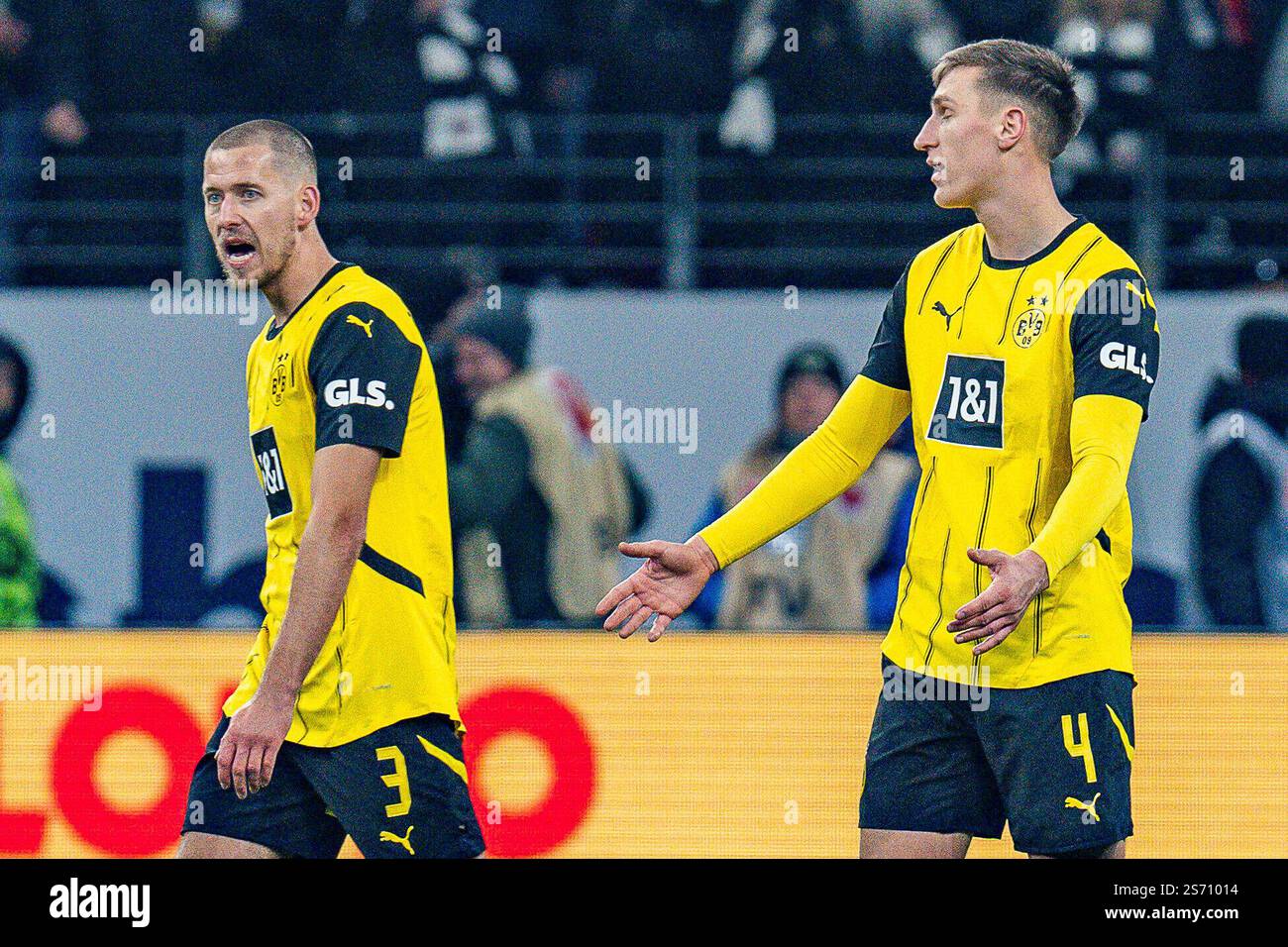 Frankfurt, Deutschland. 17th Jan, 2025. 17.01.2025, Eintracht Frankfurt vs. Borussia Dortmund, 1 ...