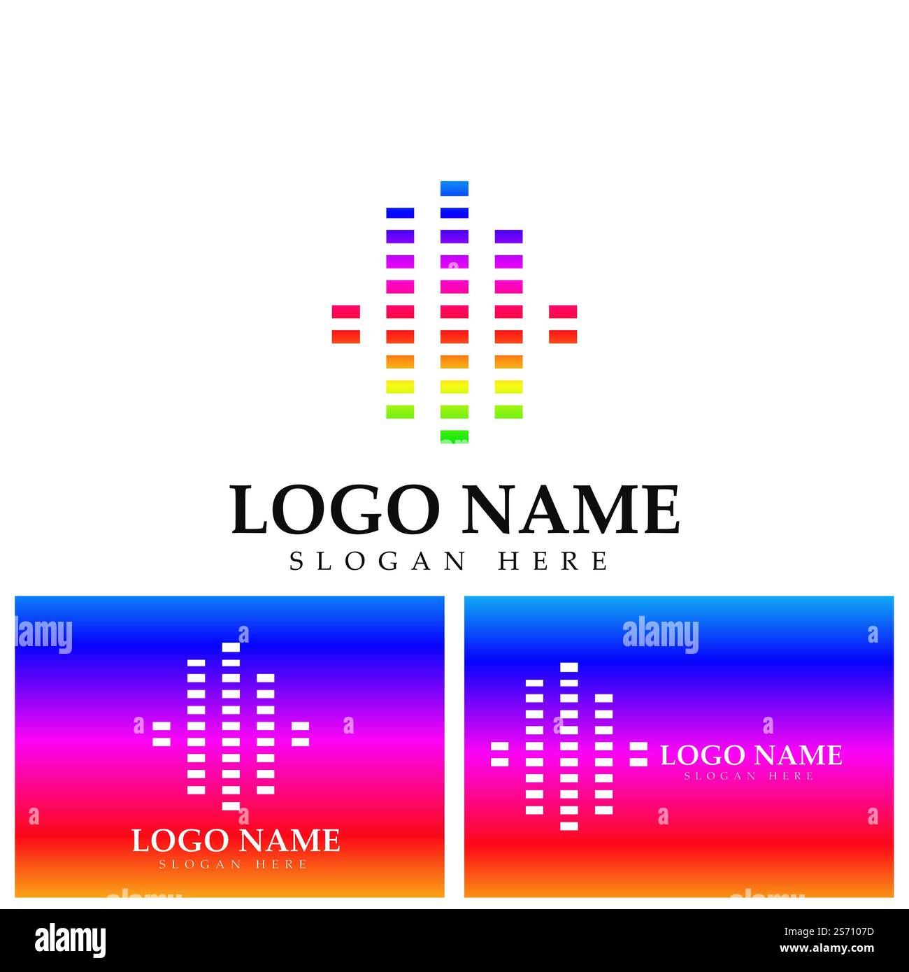 equalizer logo and symbol design Stock Vector Image & Art - Alamy