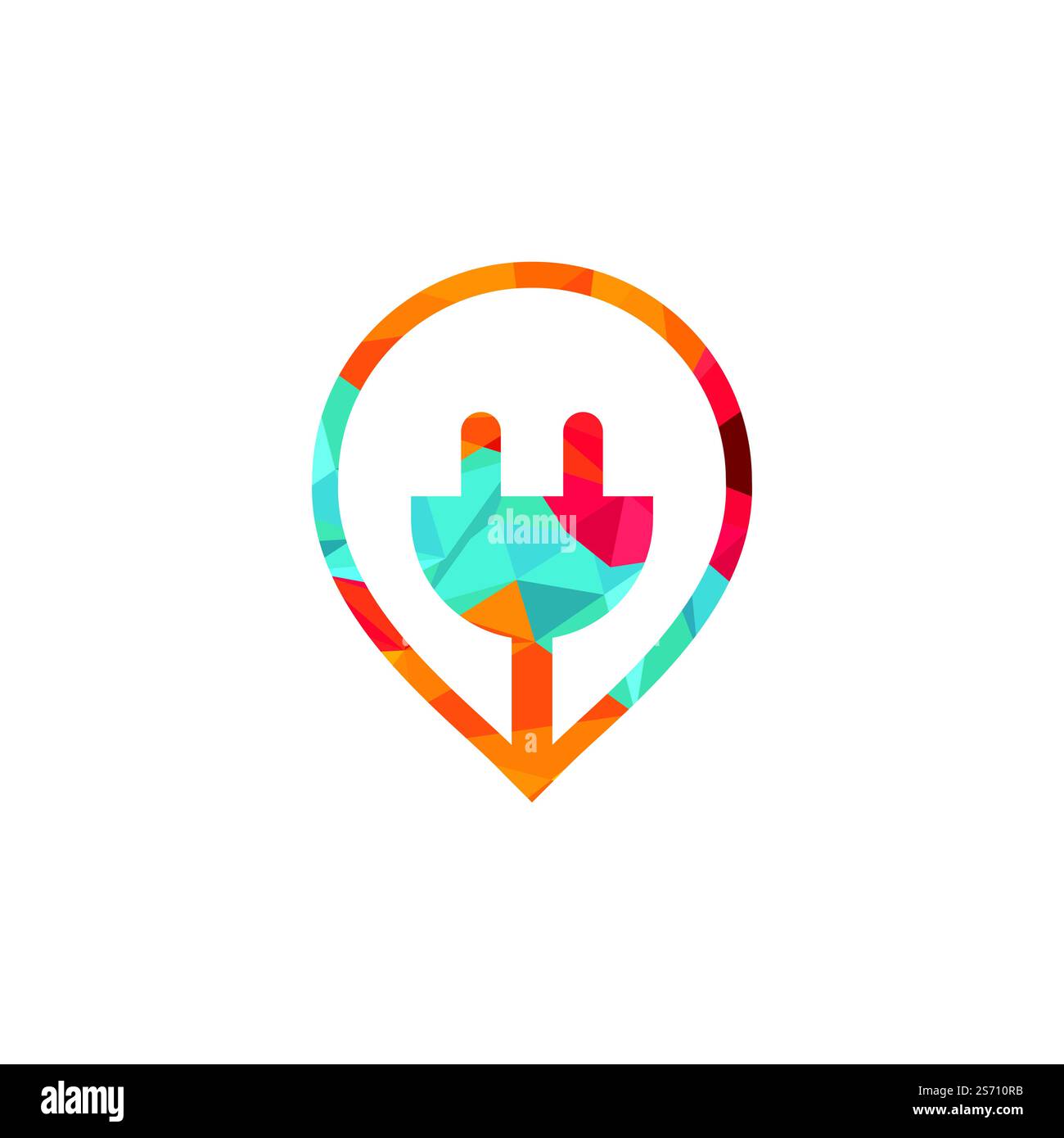 Electrical plug pin vector logo design. Power energy symbol Stock ...