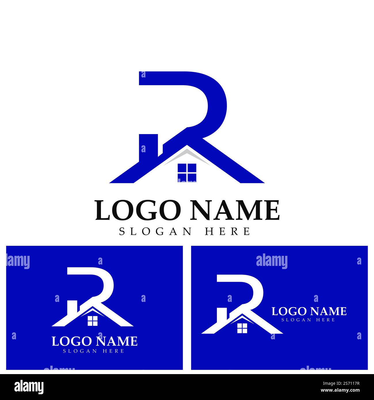 letter R and roof logo vector Stock Vector Image & Art - Alamy