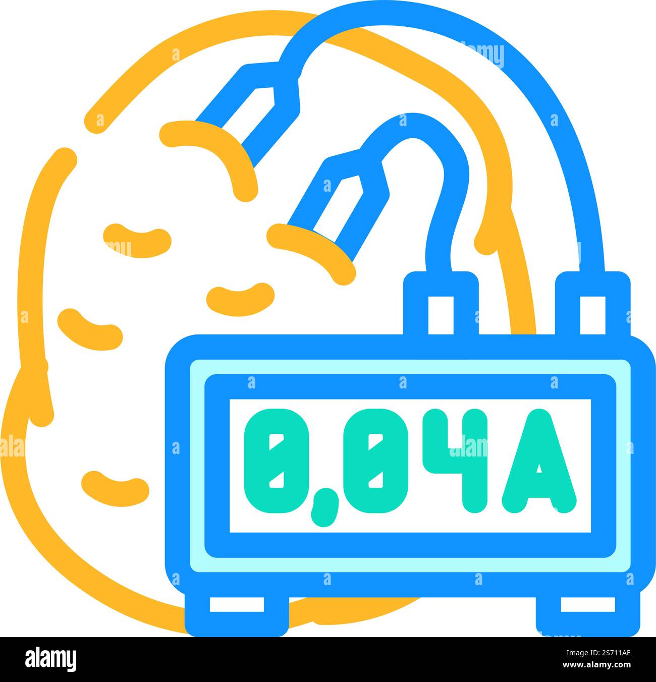 school experiments potatoes color icon vector. school experiments ...