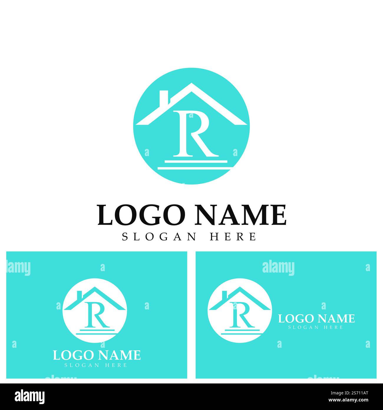 letter R and roof logo vector Stock Vector Image & Art - Alamy