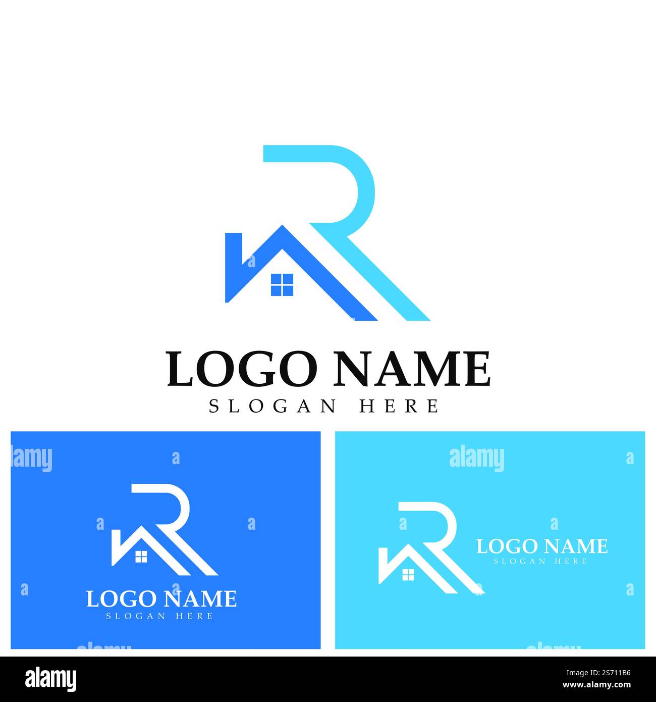 letter R and roof logo vector Stock Vector Image & Art - Alamy