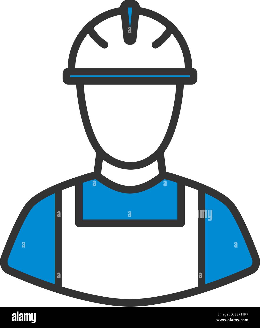 Labor Day Icon. Editable Bold Outline With Color Fill Design. Vector ...