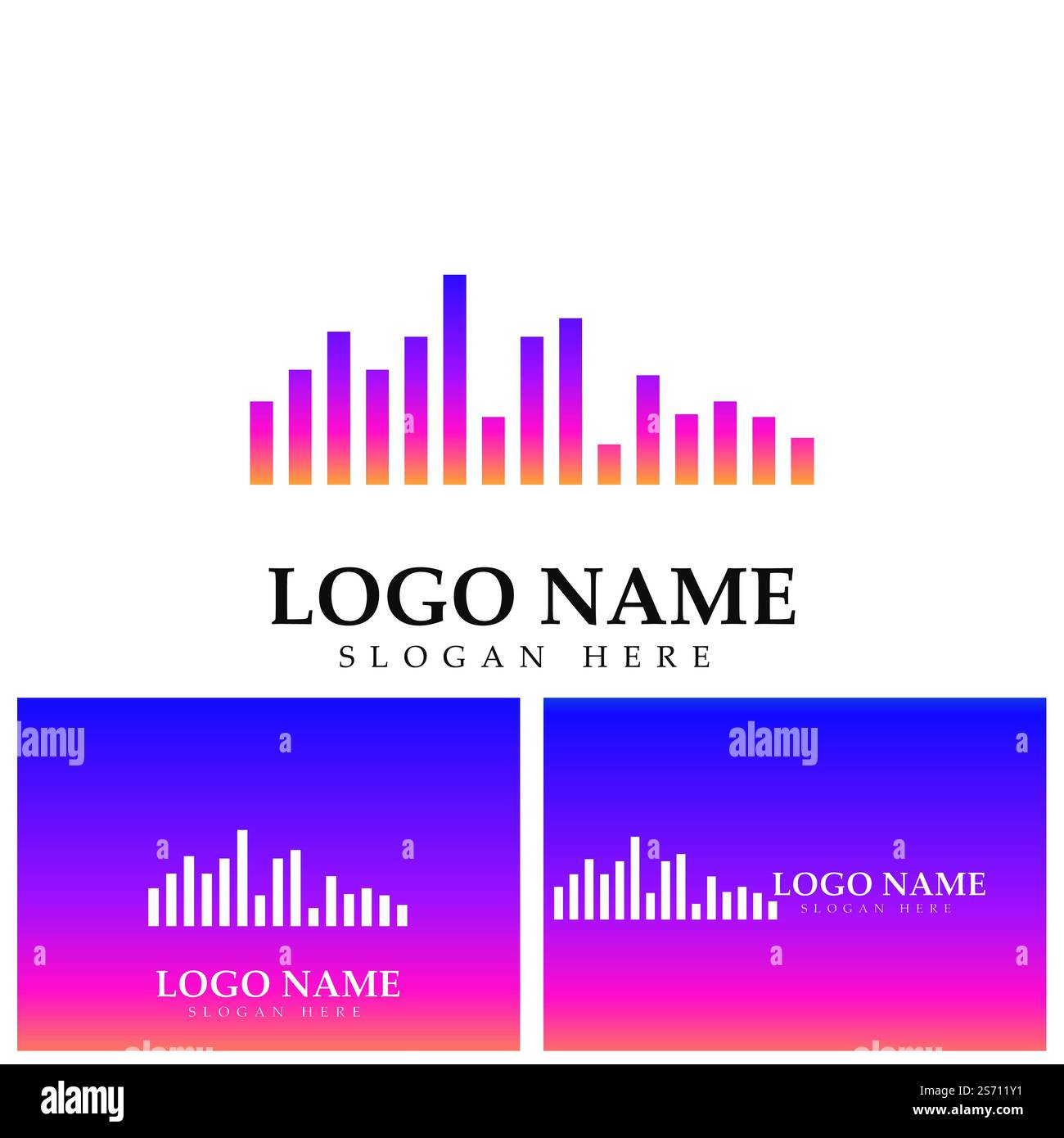 equalizer logo and symbol design Stock Vector Image & Art - Alamy