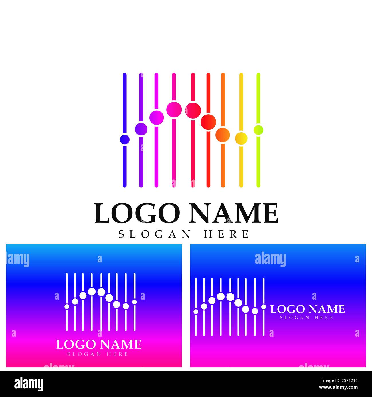 equalizer logo and symbol design Stock Vector Image & Art - Alamy