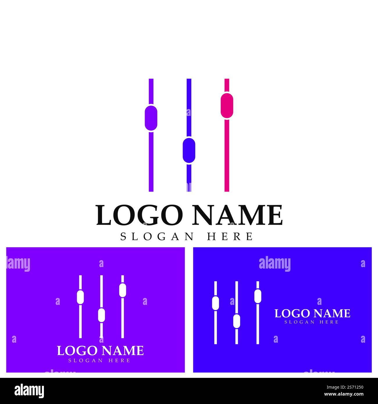 equalizer logo and symbol design Stock Vector Image & Art - Alamy