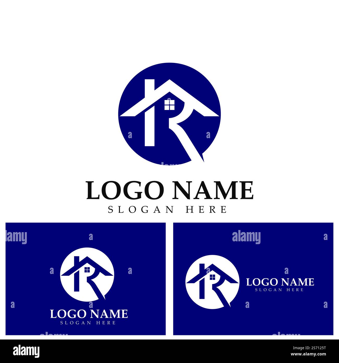 letter R and roof logo vector Stock Vector Image & Art - Alamy