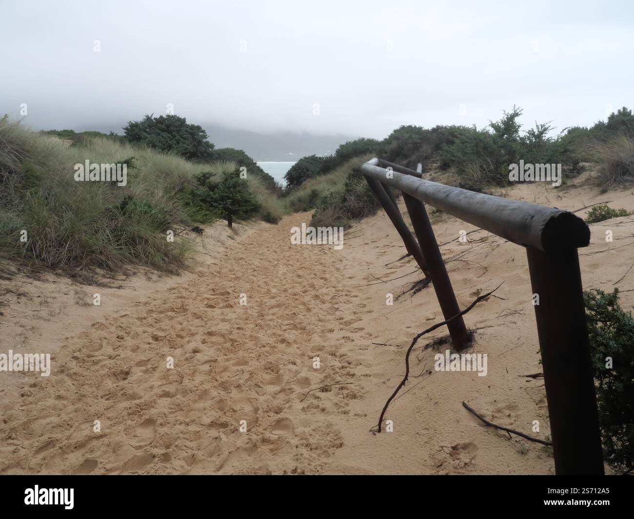 Sand dune landscape made of quicksand in the shifting dune of Duna De ...