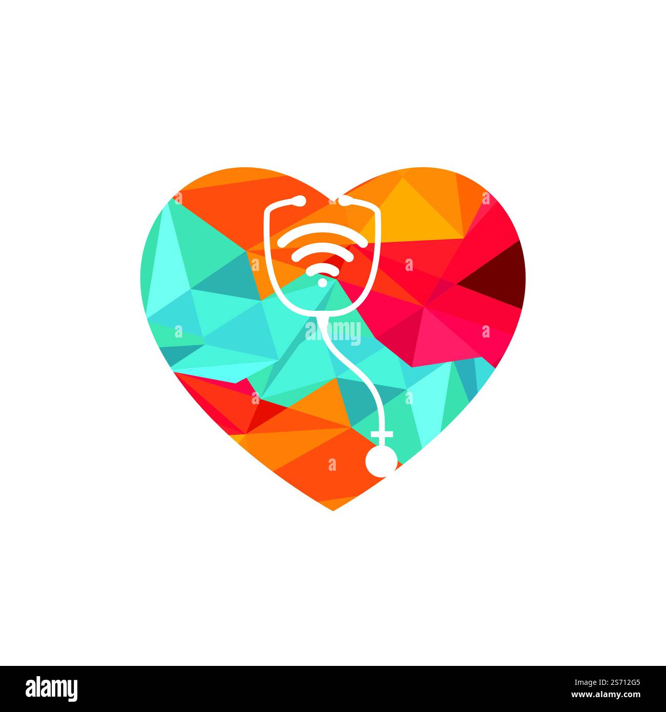 Stethoscope Wifi Medical Logo Icon Design. Stethoscope with wifi ...